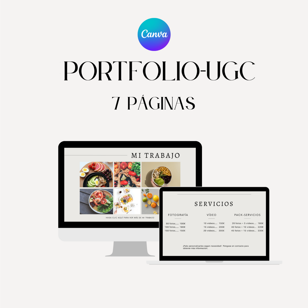 Plantilla de Portfolio UGC (creador de contenido) – Writeres